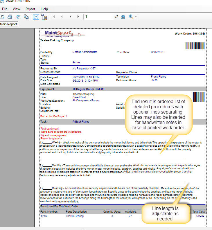 Work Order Procedures 5 Minute CMMS Training Topic